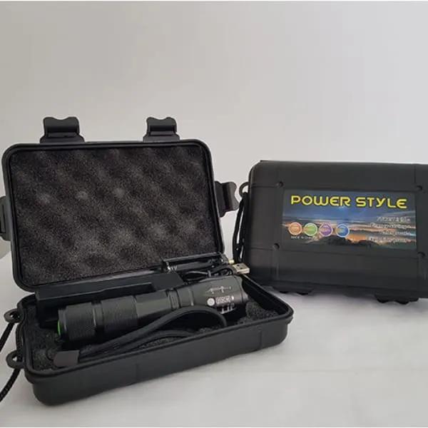 Power Style LED flashlight, USB charging magnetic suction tactical ...