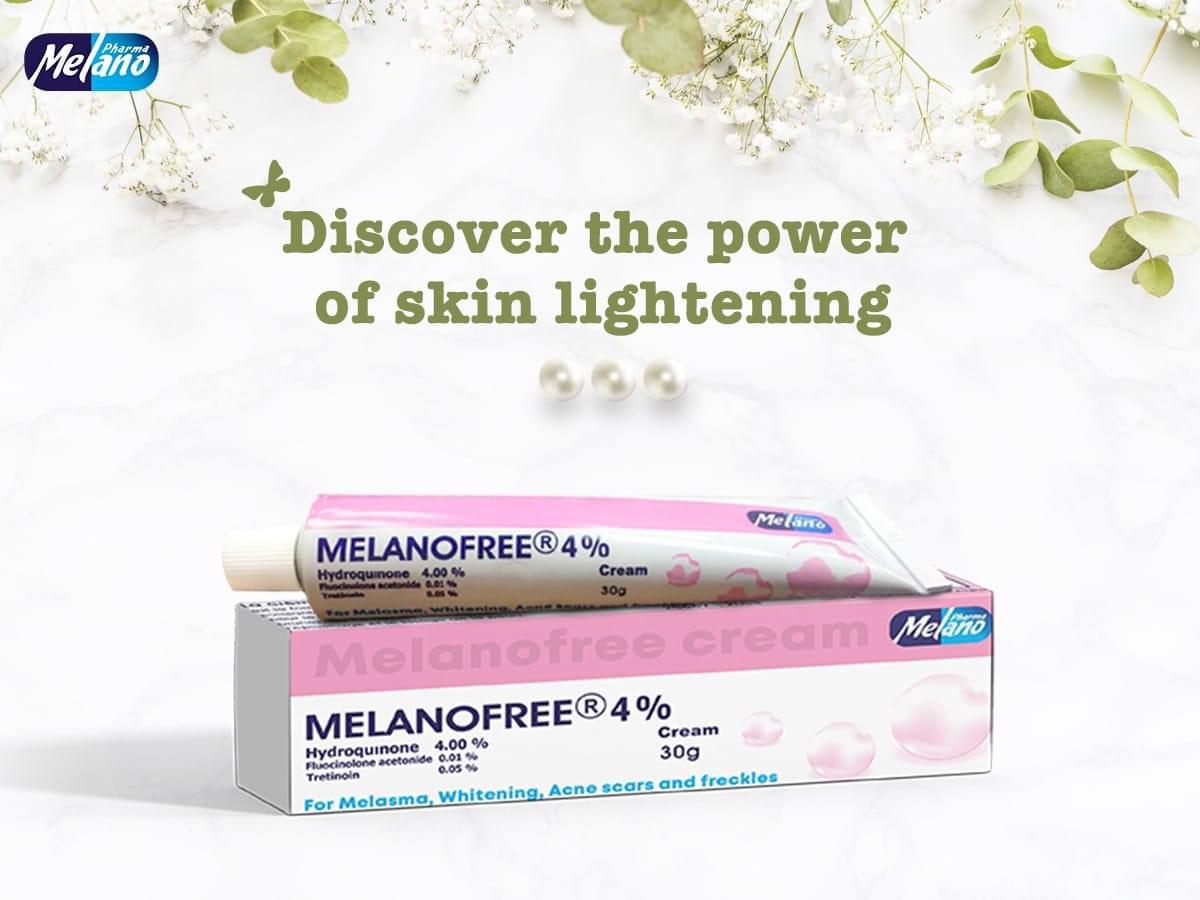 Melanofree 4% Whitening & Acne Cream 30g | TUZZUT Qatar Online Shopping