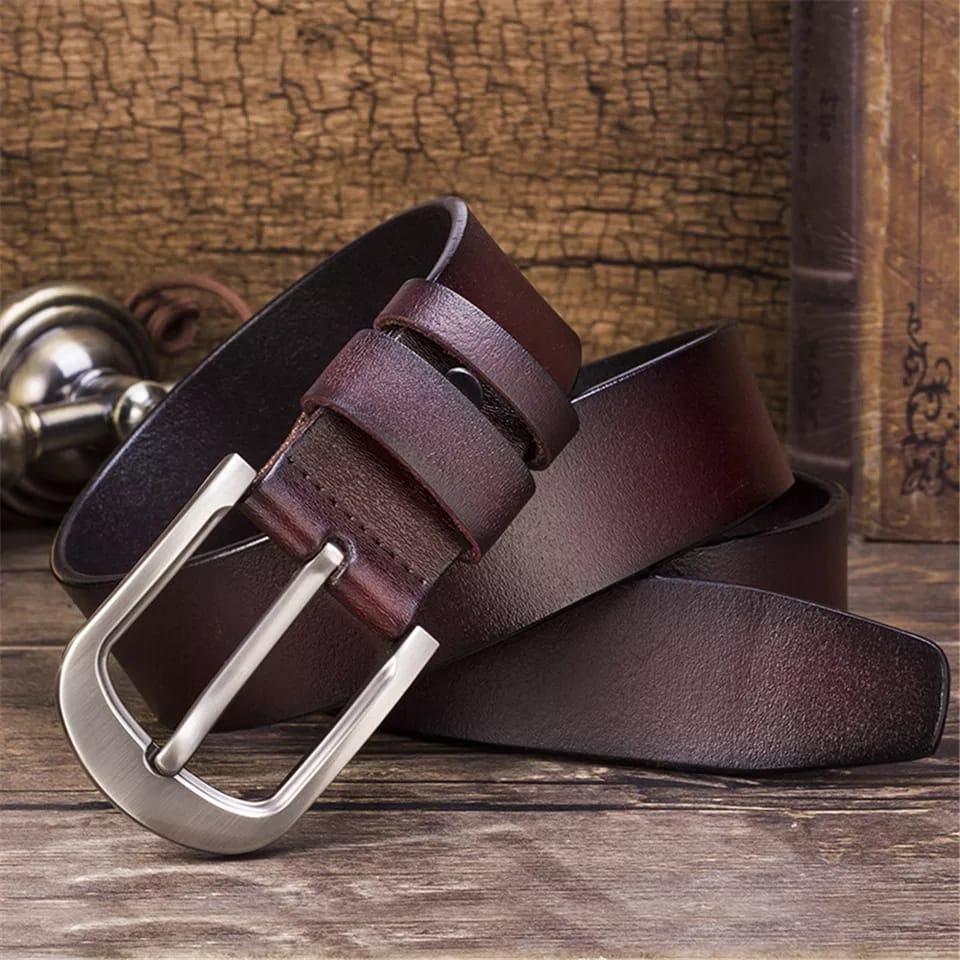 Men's Fashion Genuine Leather Luxury Buckle Belt - S350 | TUZZUT Qatar ...